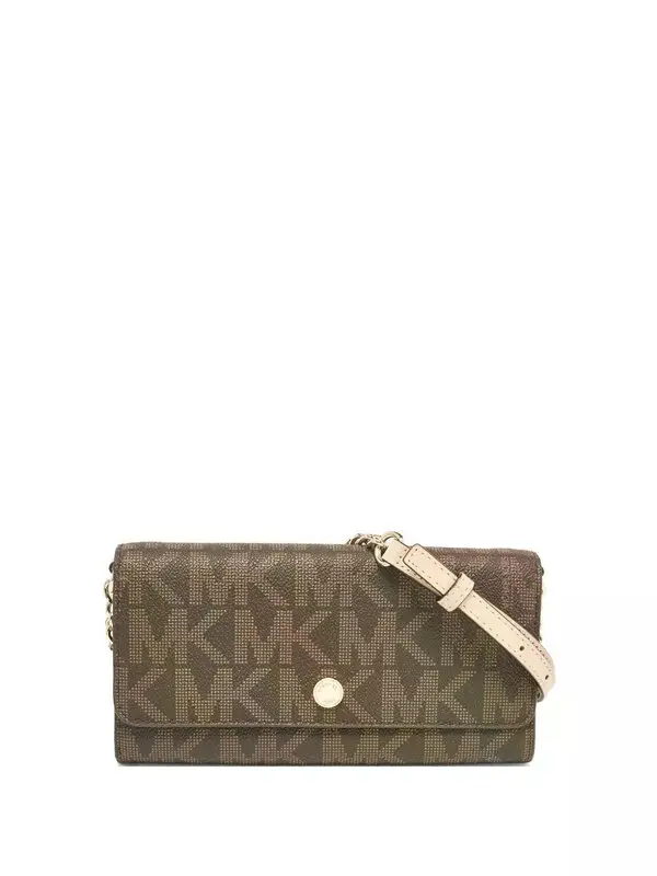 Michael Kors Monogrammed Clutch Bag