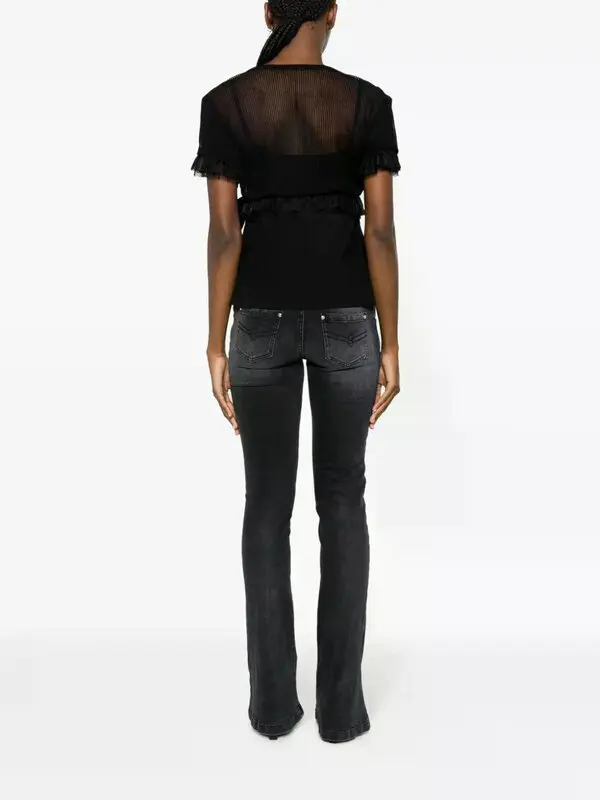LOUIS VUITTON 2000s Ruffle-trimmed Blouse