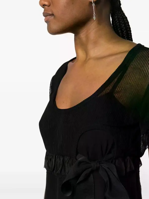 LOUIS VUITTON 2000s Ruffle-trimmed Blouse