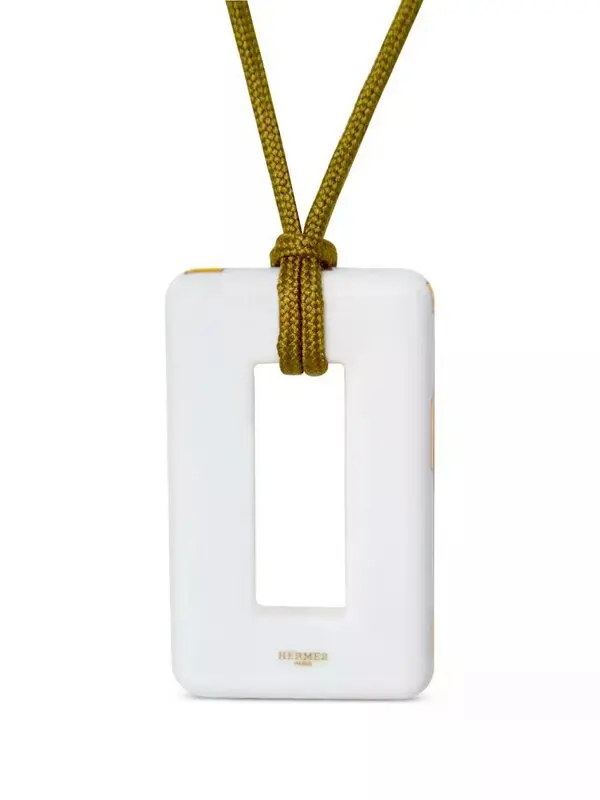 Hermès Porcelain Pendant Necklace