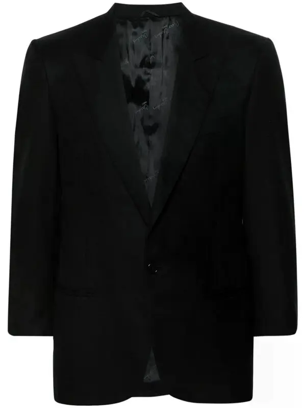 Pierre Cardin 1980s Peak Lapels Wool Blazer