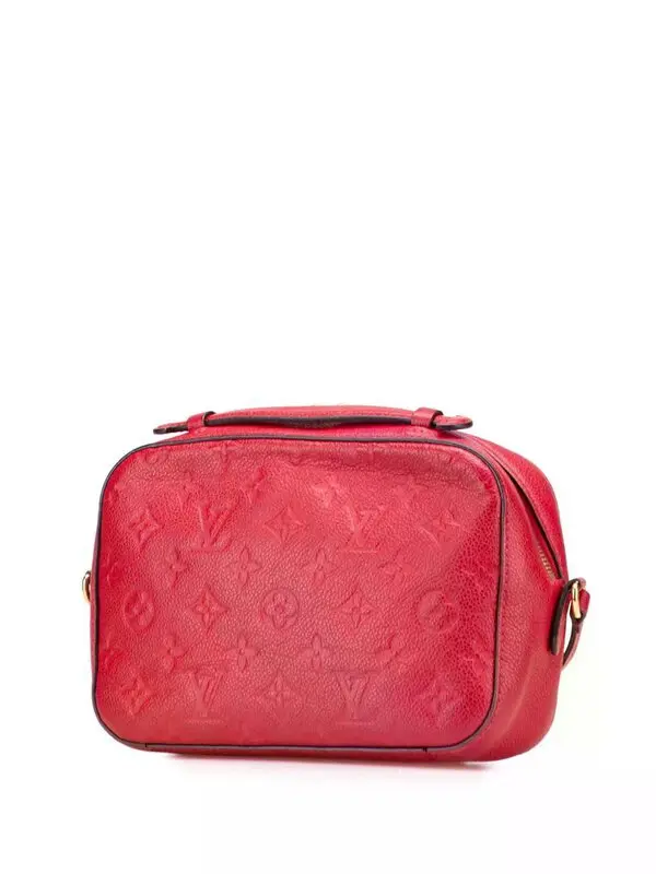 LOUIS VUITTON Monogram Empreinte Saintonge Crossbody Bag - Red