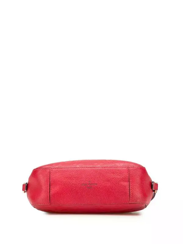 LOUIS VUITTON Monogram Empreinte Saintonge Crossbody Bag - Red