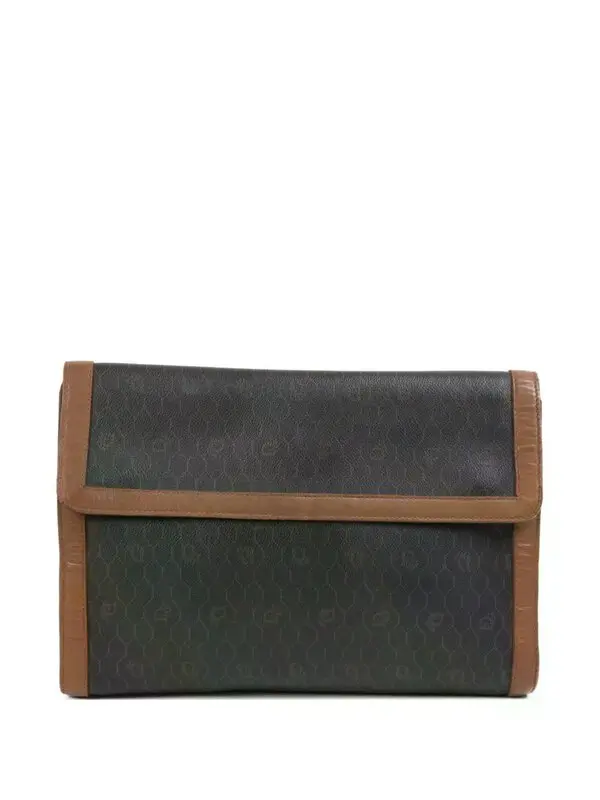 Dior 1970s Logo Clutch