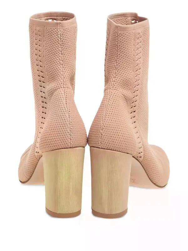 GIANVITO ROSSI 90mm Thurlow Perforated Ankle Boots
