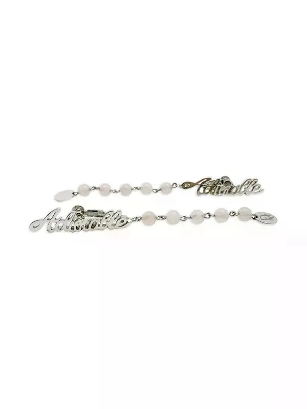 Dior 2000s Adiorable Pearl Drop Earrings