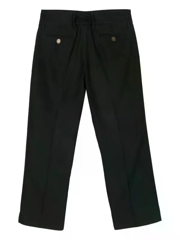 Dolce & Gabbana 2000s Pressed-crease Trousers