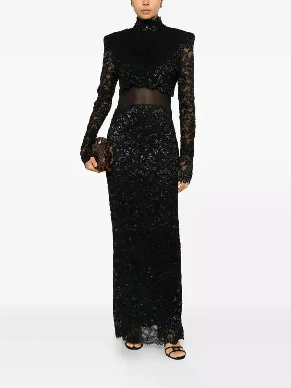 A.N.G.E.L.O. VINTAGE CULT 2000s Lace Maxi Dress