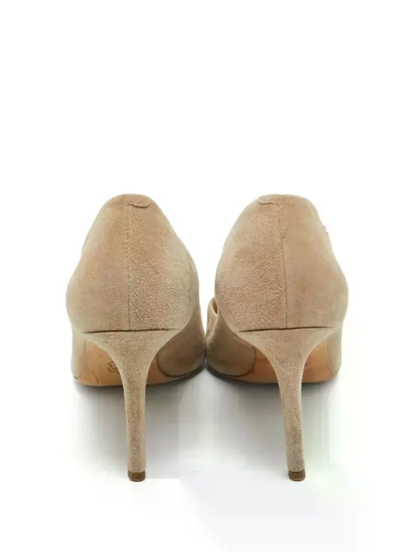 Tory Burch 90mm Elizabeth Pointed-toe Suede Pumps