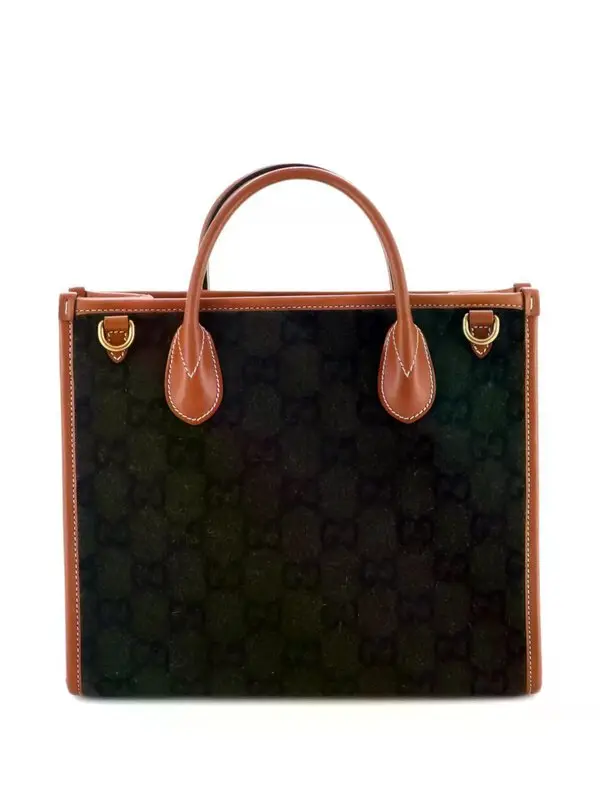 Gucci Off The Grid Gg Wool Small Tote Bag