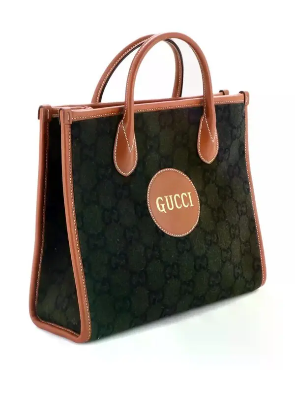 Gucci Off The Grid Gg Wool Small Tote Bag