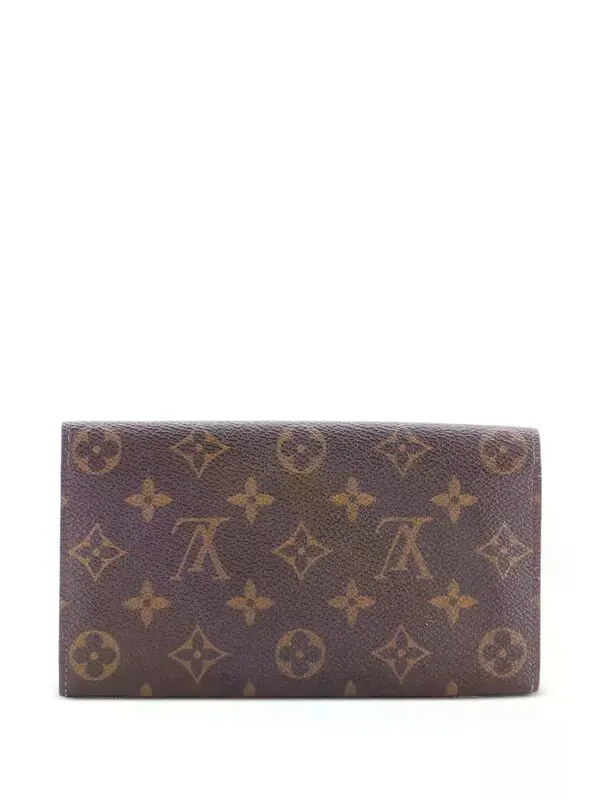 LOUIS VUITTON Sarah Wallet Monogram Canvas Small Wallets