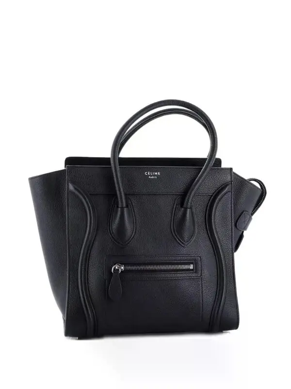 Celine Luggage Bag Grainy Leather Mini Tote