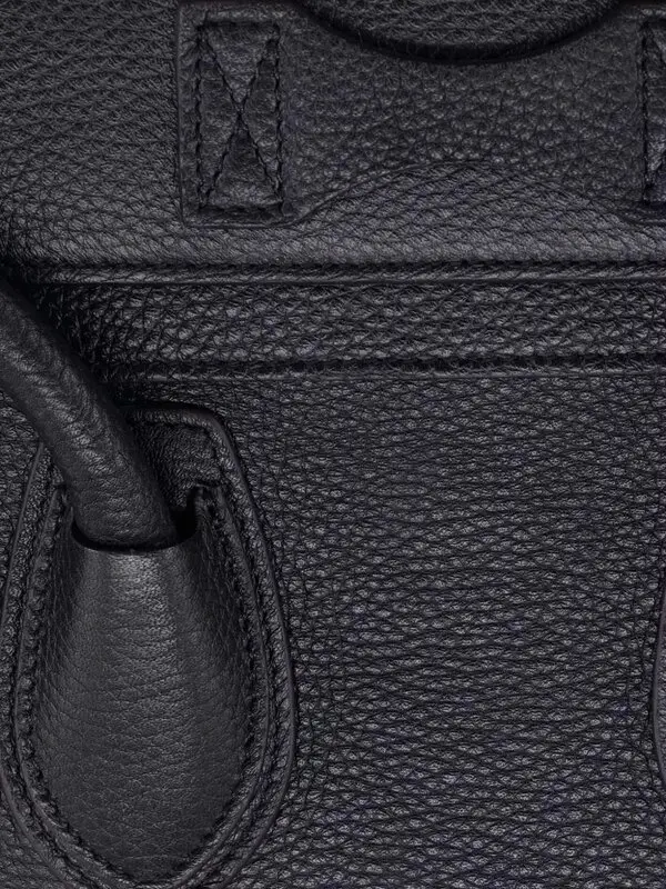 Celine Luggage Bag Grainy Leather Mini Tote