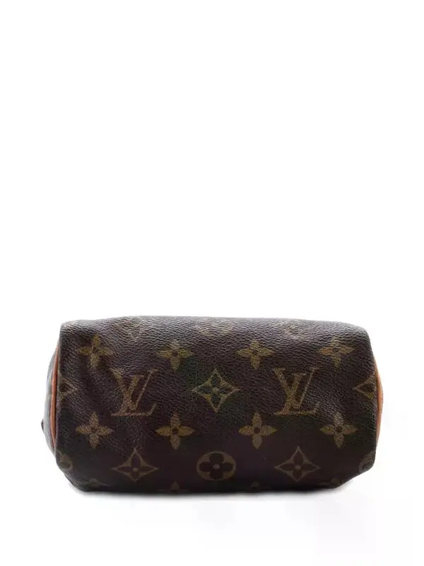 LOUIS VUITTON Speedy Mini Hl Handbag Monogram Canvas Satchel