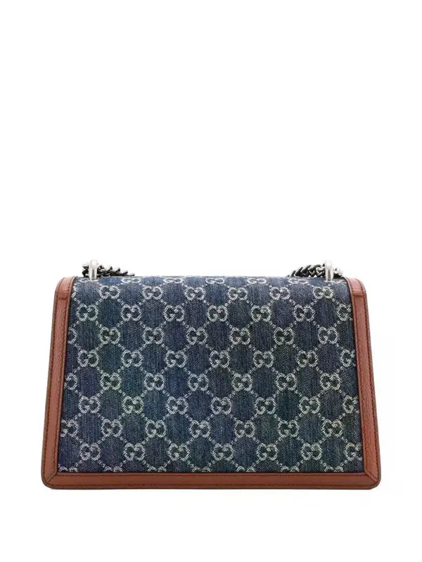 Gucci Dionysus Gg Denim Small Shoulder Bag - Blue