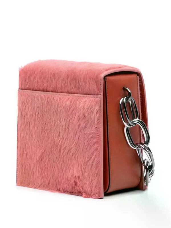 Marni Shearling Chain Crossbody Bag