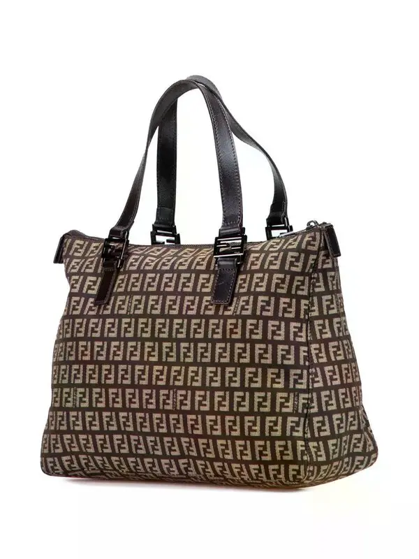 Fendi 2000-2010 Zucchino Canvas Tote Bag
