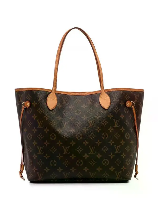 LOUIS VUITTON Monogram Neverfull Mm Tote Bag - Brown