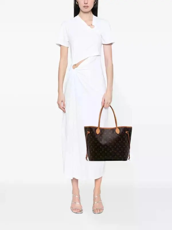 LOUIS VUITTON Monogram Neverfull Mm Tote Bag - Brown