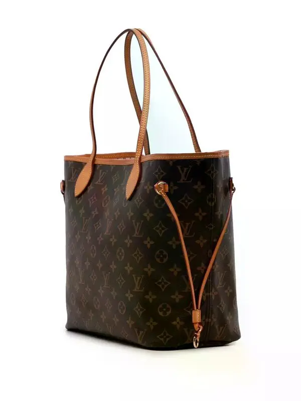 LOUIS VUITTON Monogram Neverfull Mm Tote Bag - Brown