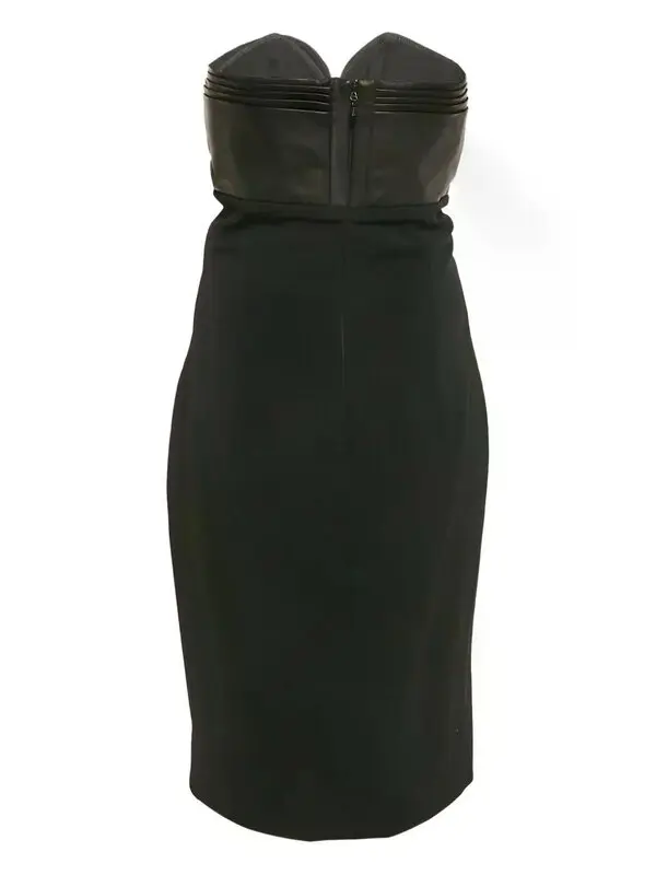 Brandon Maxwell Paneled Midi Dress