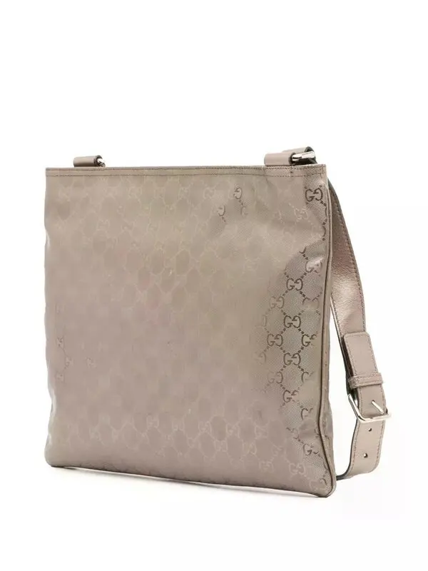 Gucci Gg Imprime Crossbody Bag - Gold