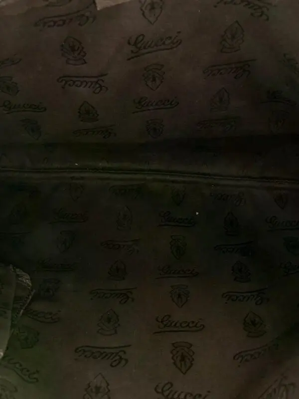 Gucci Gg Imprime Crossbody Bag - Gold