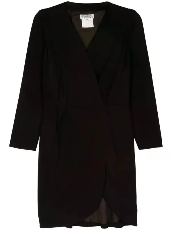 Saint Laurent 1990s Wool Dress
