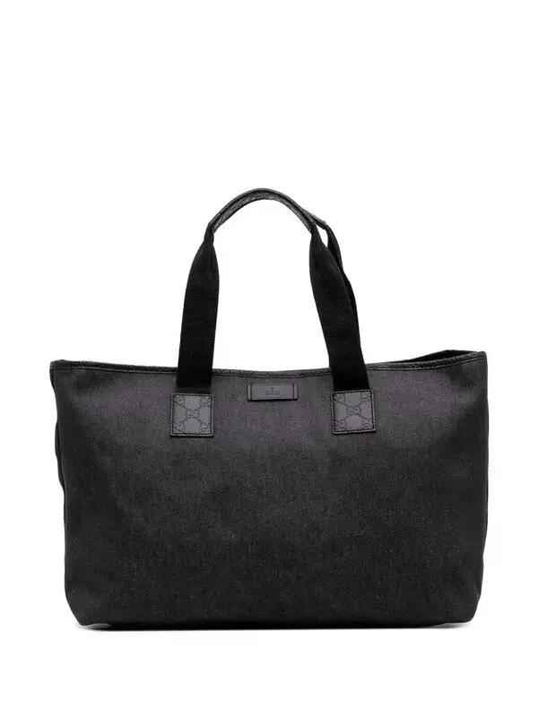 Gucci Guccissima Trimmed Denim Tote