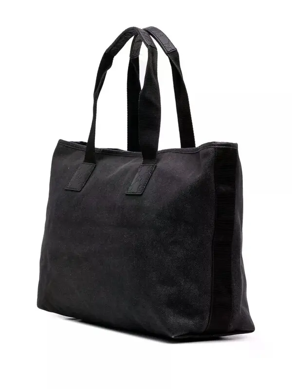 Gucci Guccissima Trimmed Denim Tote