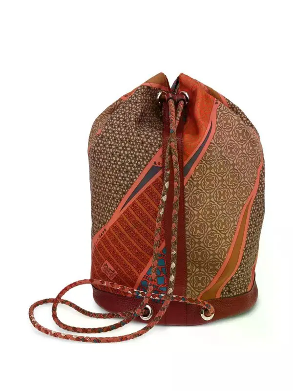 Hermès Pre-owned Soie Cool Drawstring Bucket Bag