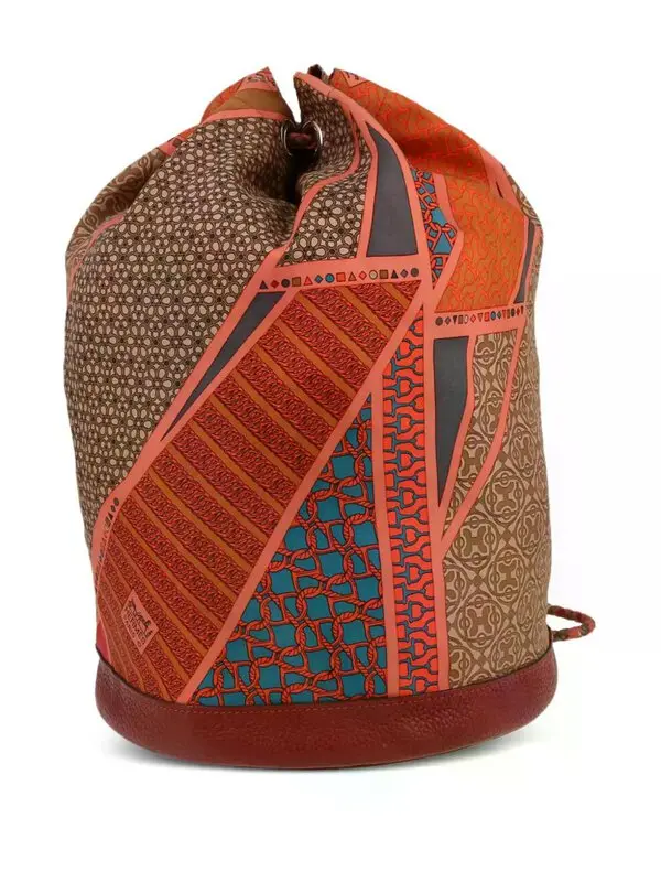 Hermès Pre-owned Soie Cool Drawstring Bucket Bag