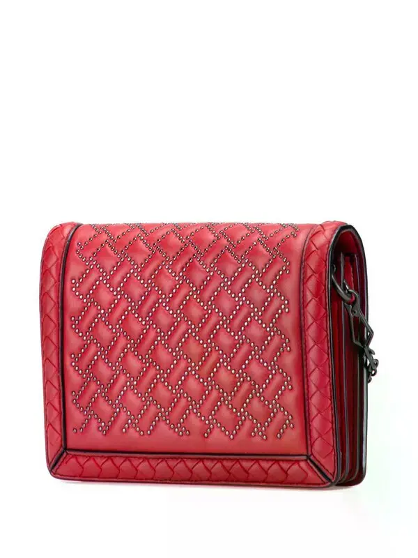 Bottega Veneta Nappa Intrecciato Microstud Montebello Crossbody Bag