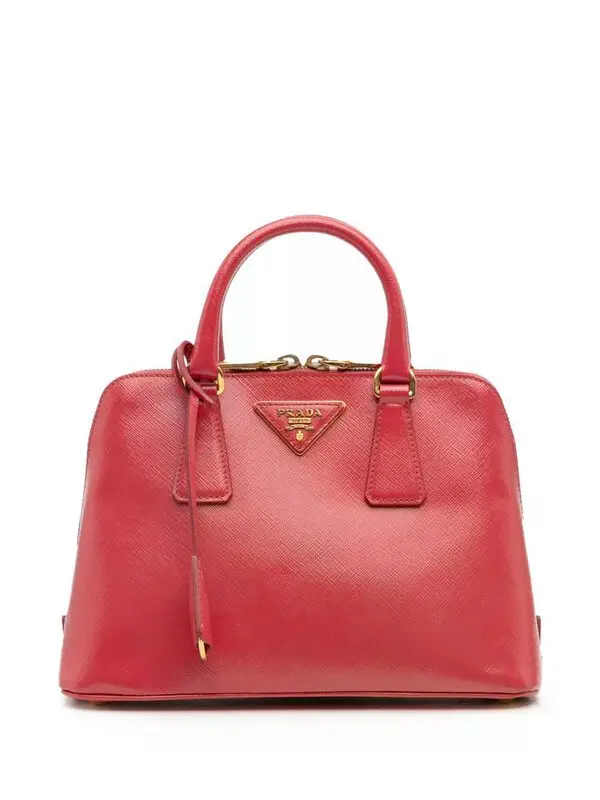 Prada Limited Edition Saffiano Vernice Promenade Satchel