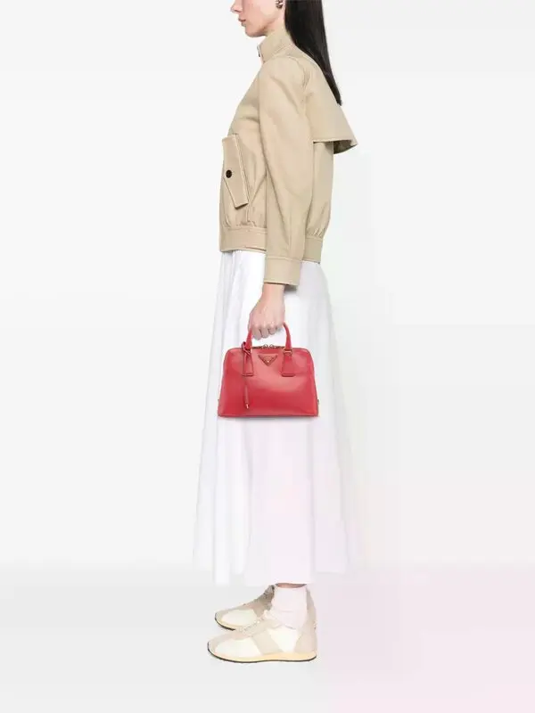 Prada Limited Edition Saffiano Vernice Promenade Satchel