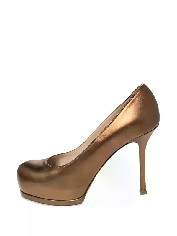 Saint Laurent Tribute Leather Heeled Pumps