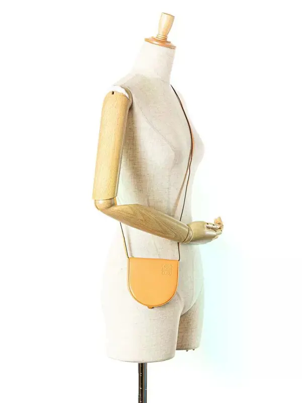Loewe Small Heel Pouch Crossbody Bag - Orange
