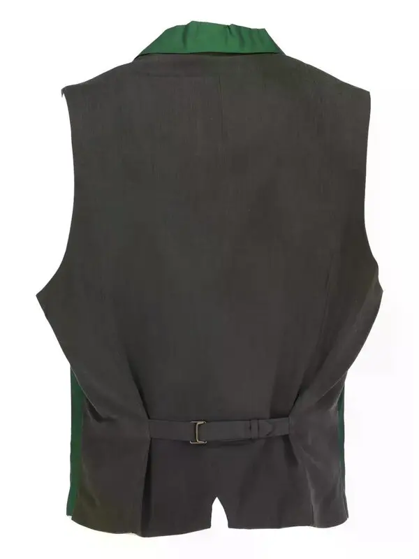 ROMEO GIGLI 1997 Single-breasted Waistcoat - Green