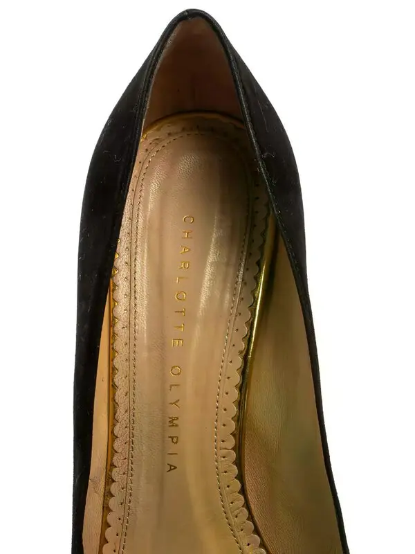 CHARLOTTE OLYMPIA 145mm Suede Platform Pumps