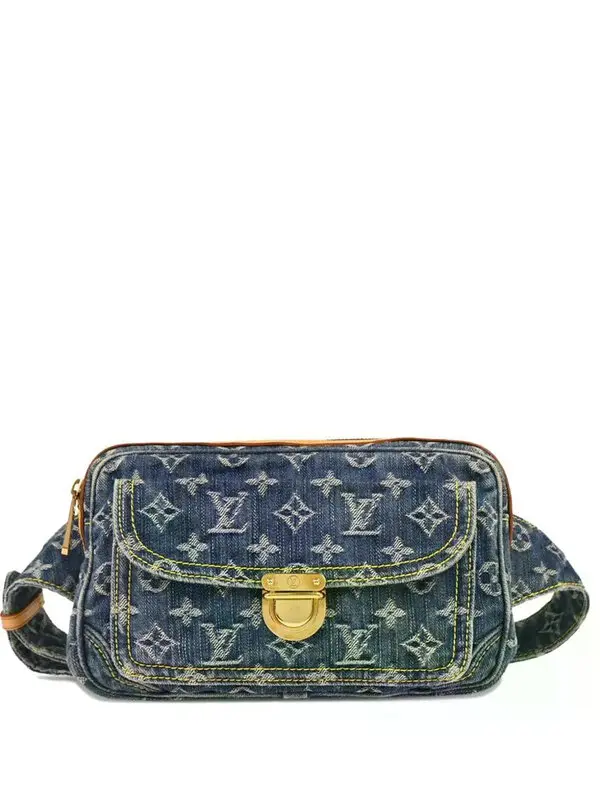 LOUIS VUITTON 2007 Monogram Denim Belt Bag