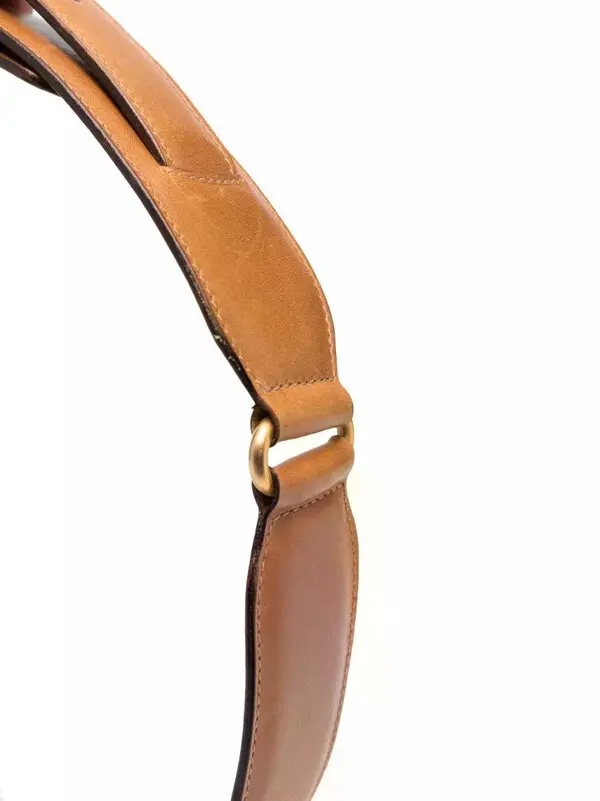 Gucci 2000s Leather Buckle Belt