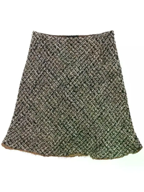 Prada 2000s Tweed Skirt