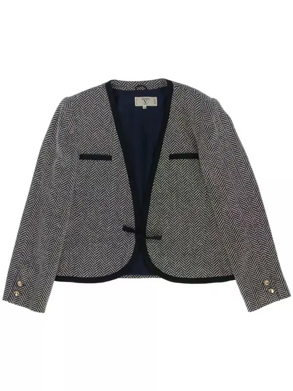 Valentino Garavani 1980s Herringbone Jacket