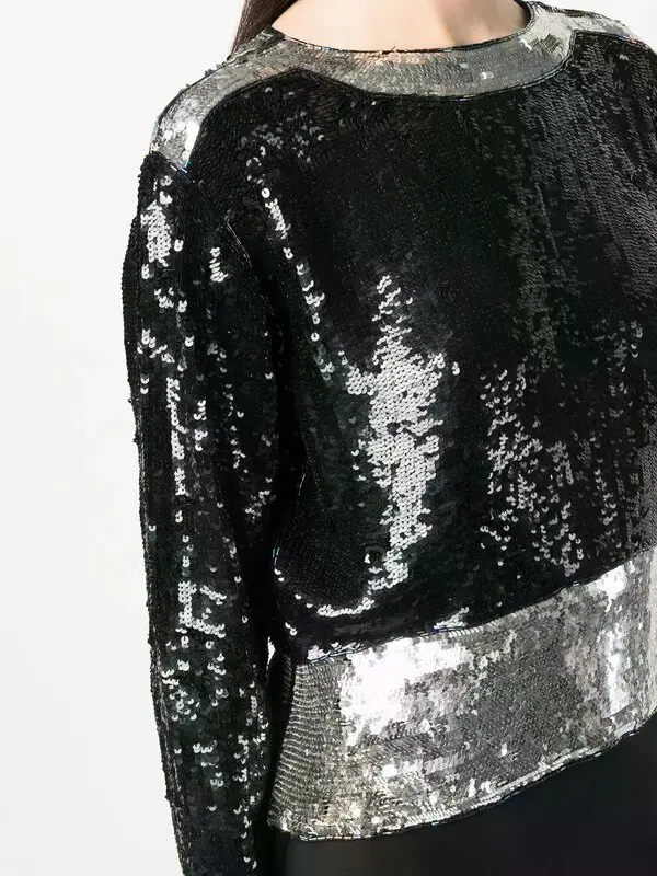 Saint Laurent 1970s Sequin-embellished Top