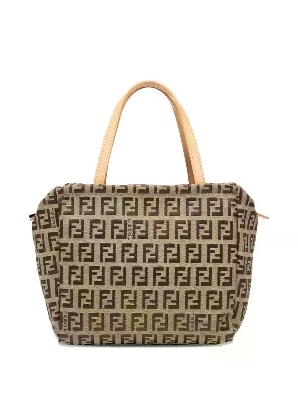 Fendi Zucchino Canvas Handbag