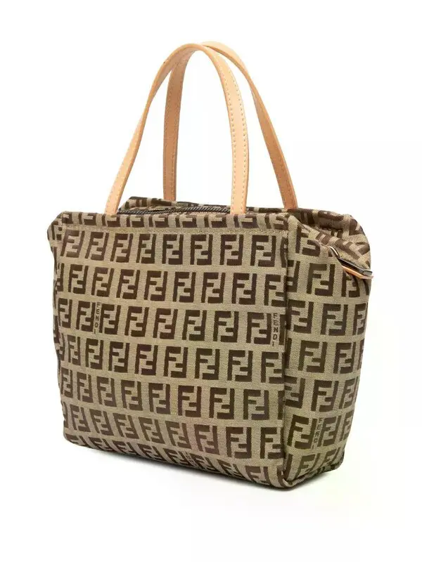 Fendi Zucchino Canvas Handbag