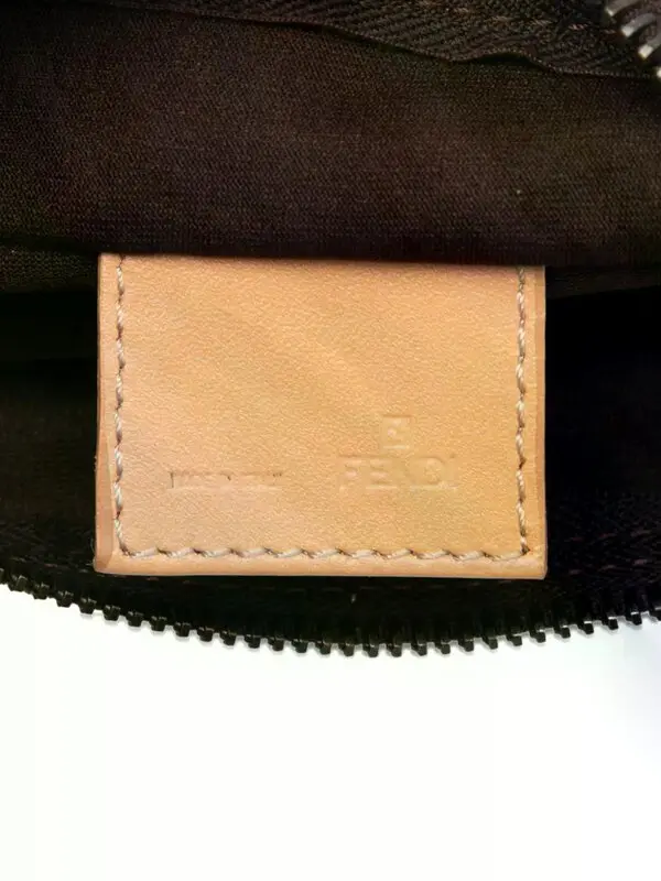 Fendi Zucchino Canvas Handbag