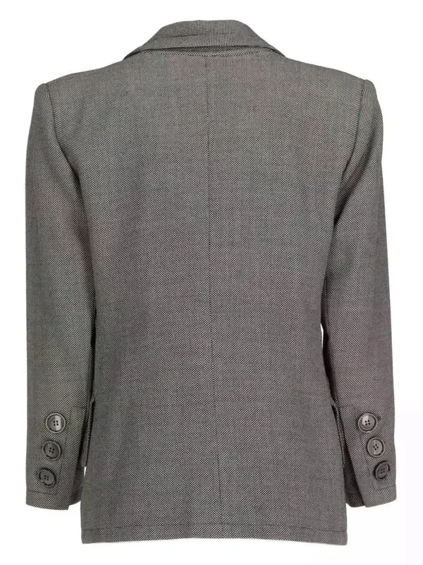 Saint Laurent Pre-owned 1980 Single-breasted Wool Blazer