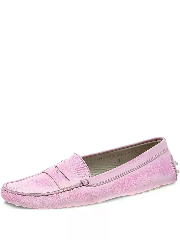 TOD'S Vintage Gommino Loafers - Pink
